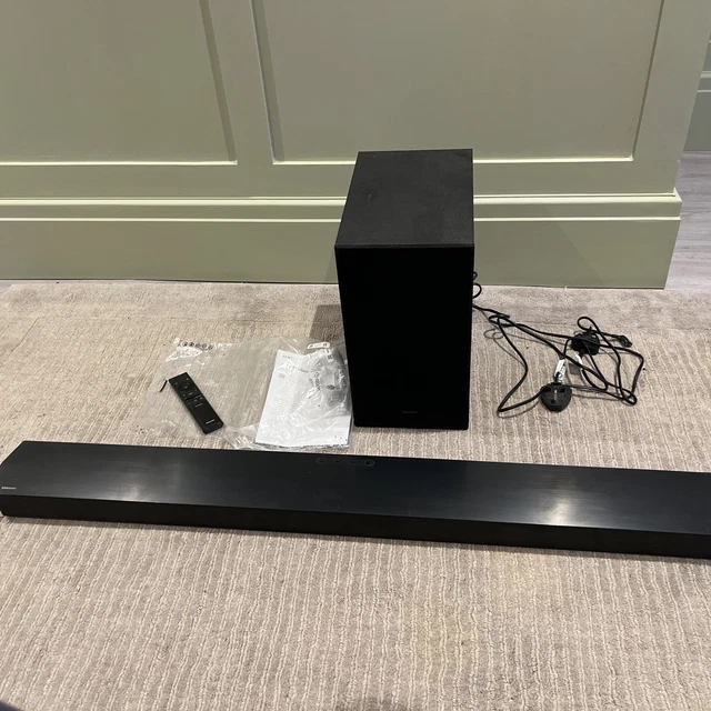 SAMSUNG HW-B750F / D Sound Bar and Base Black with Remote Control No ...