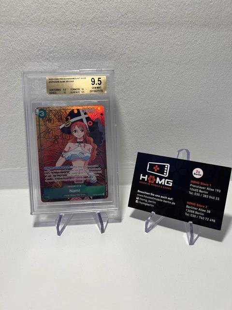 CARTA COLLEZIONABILE 2023 BANDAI OPCG One Piece TCG BGS Nami OP02-036 BGS 9,5 EUR 110,00 ...