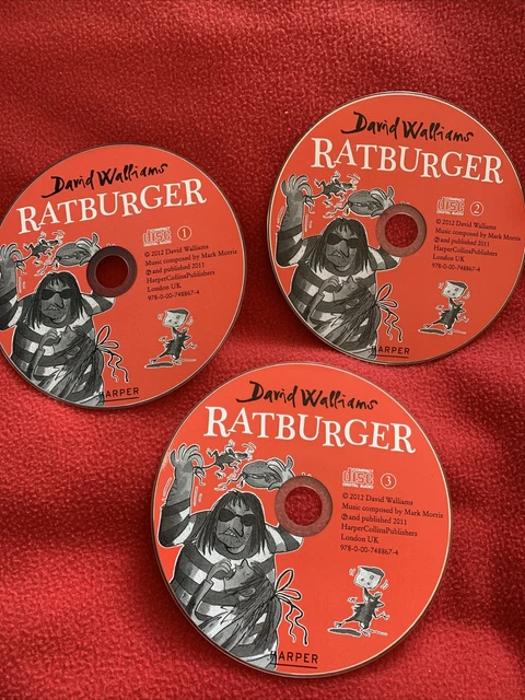 RATBURGER BY DAVID Walliams (CD-Audio, 2012) EUR 5,84 - PicClick IT