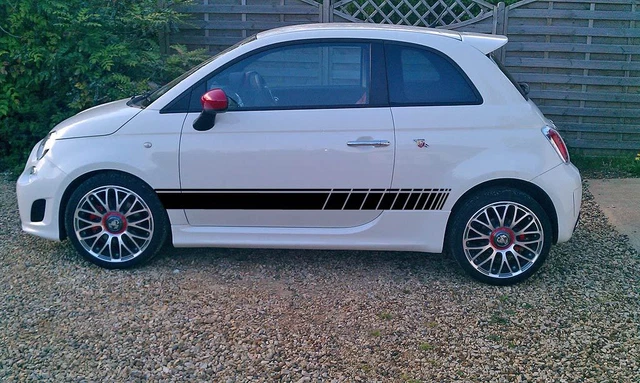 FIAT 500/FIAT 500C Faded side stripes, stickers,decals,graphics,abarth ...