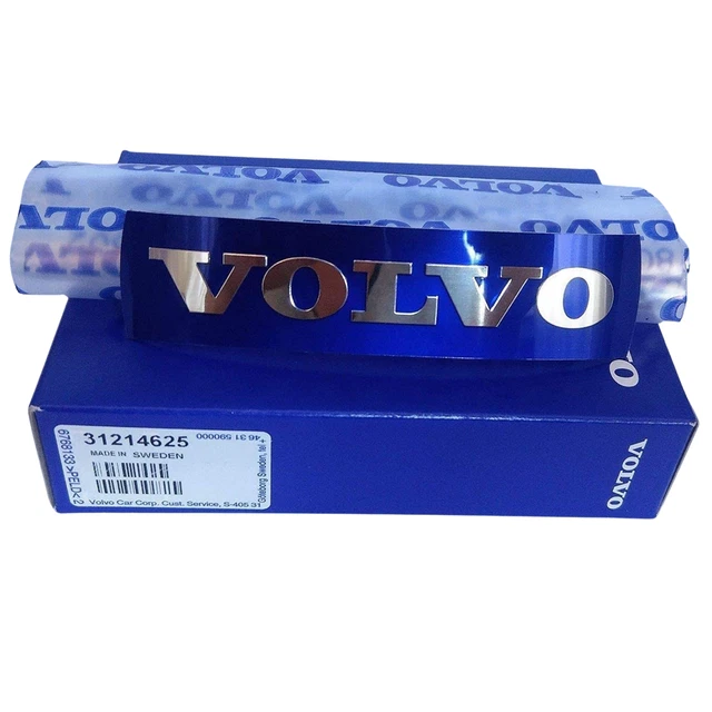 VOLVO S60 V60 V70 XC70 Front Grille Badge Emblem Metal Sticker Genuine ...