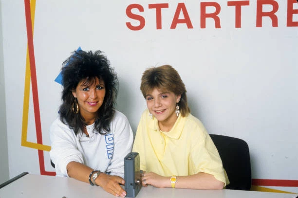 SANDRA KIM BELGIAN singer in Munich 1986 OLD MUSIC BAND PHOTO 4 $9.00 ...