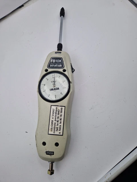 IMADA FB-10K échelle push-pull balance dynamomètre force gauge EUR 50,00 - PicClick FR