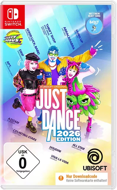 GAMING JUST DANCE 2026 CiaB (Switch) Nintendo Switch Code in a Box ...