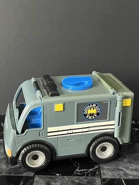 VINTAGE FISHER PRICE Batman Gotham City S.W.A.T. Police Van 2008 ...