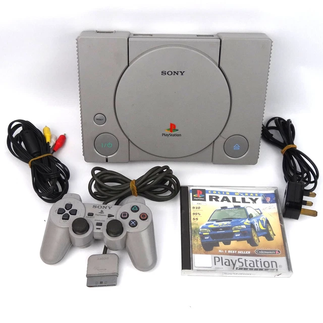 SONY PLAYSTATION ONE ps1 Classic Retro Console With Colin Mcrae Rally ...