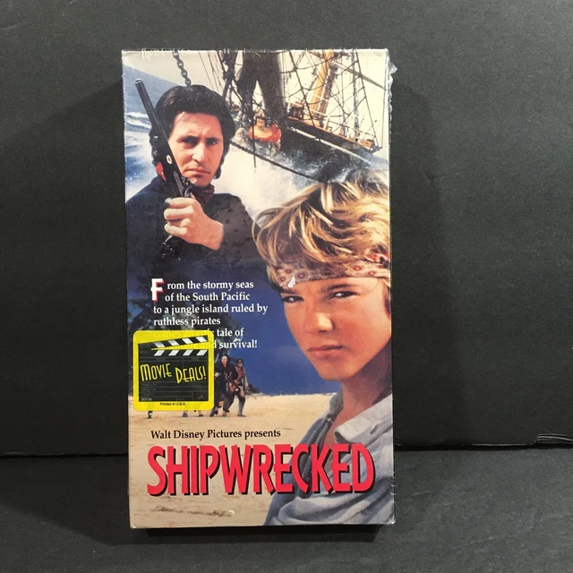 VINTAGE DISNEY SHIPWRECKED VHS Home Video Factory New SEALED £5.25 ...