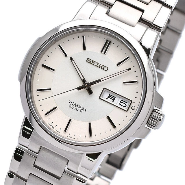 MONTRE SEIKO SPIRIT SCDC055 en titane 20BAR pour hommes EUR 199,26 ...