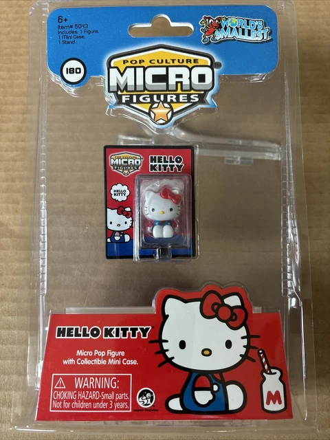 WORLD’S SMALLEST POP Culture Micro Figures Hello Kitty In Blue Overalls ...