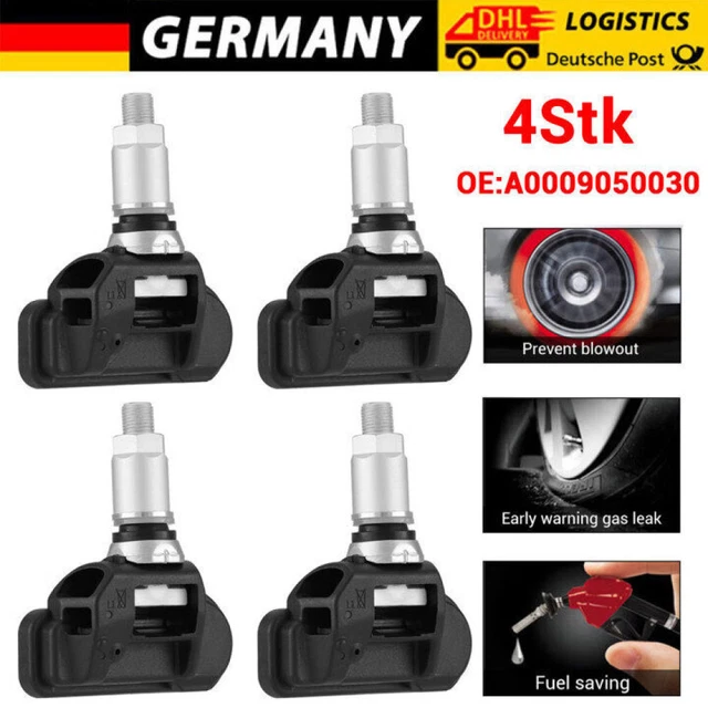 4X REIFENDRUCKSENSOR RDKS Für Mercedes W212 W205 W447 A0009050030 TPMS ...