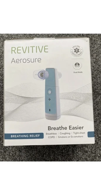 REVITIVE AEROSURE BREATHING Device Great For Mucas, COPD, RRP £220 PLS ...