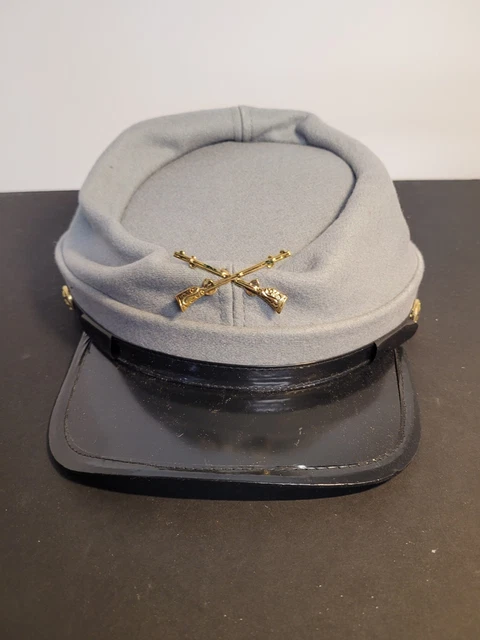 CIVIL WAR WOOL Lined Kepi Hat £7.02 - PicClick UK