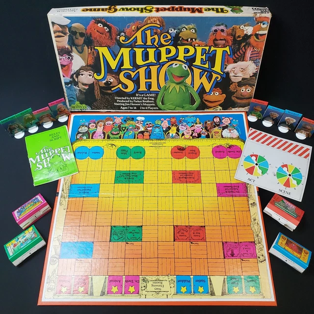 VINTAGE THE MUPPET Show Board Game 1970s 1980s 2 - 4 Players £12.53 ...