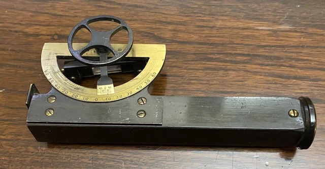 WW1 BRITISH POCKET Clinometer In Good Order £20.00 - PicClick UK