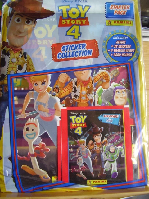 PANINI STICKER BOOK Disney Toy Story 4 Buzz Light Year Empty Unused 22 ...