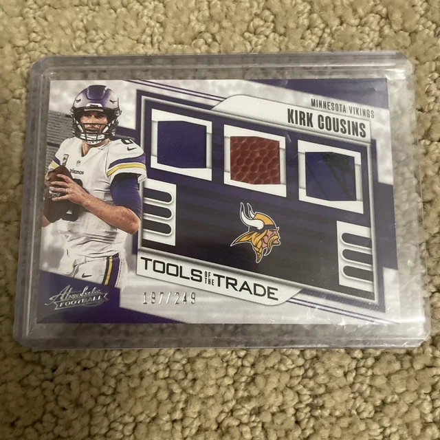 KIRK COUSINS 2023 Panini Absolute TRIPLE PATCH Tools Of The Trade /249 ...