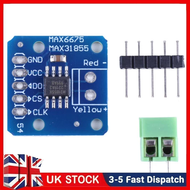 MRS055B MAX31855 K Type Thermocouple Module Breakout Board Temperature ...