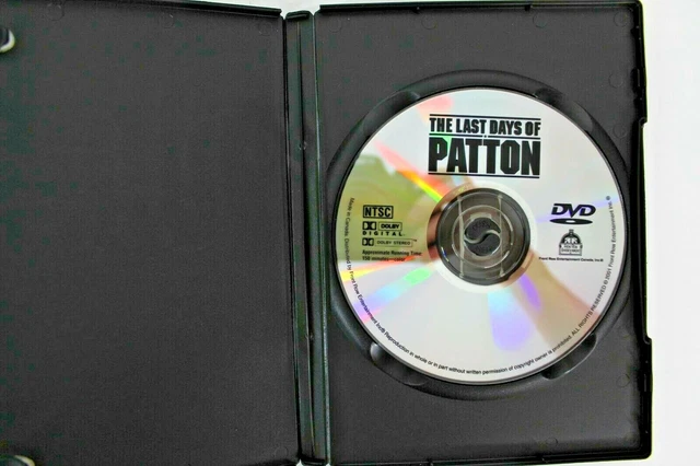 LAST DAYS OF Patton DVD Front Row Features George C Scott Disc Like New ...