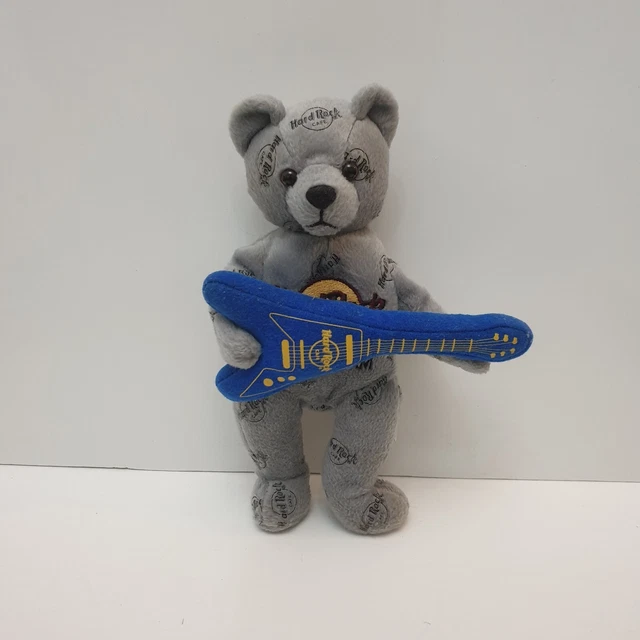 HARD ROCK CAFE Teddy Bear Electric V Guitar Plush Harrington Teddy ...