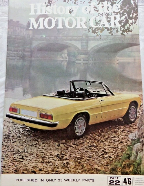 HISTORY OF THE Motor Car Magazine 1969 No 22. Published in 23 weekly ...