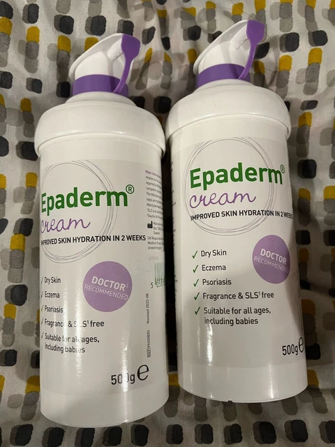 EPADERM CREAM 500G X2 Expiry 09/2025 £14.00 - PicClick UK
