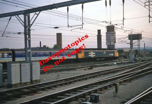 ORIGINAL 35MM Slide Railway Diesel - 47488 @ Leeds 15th May 1989 £3.75 ...
