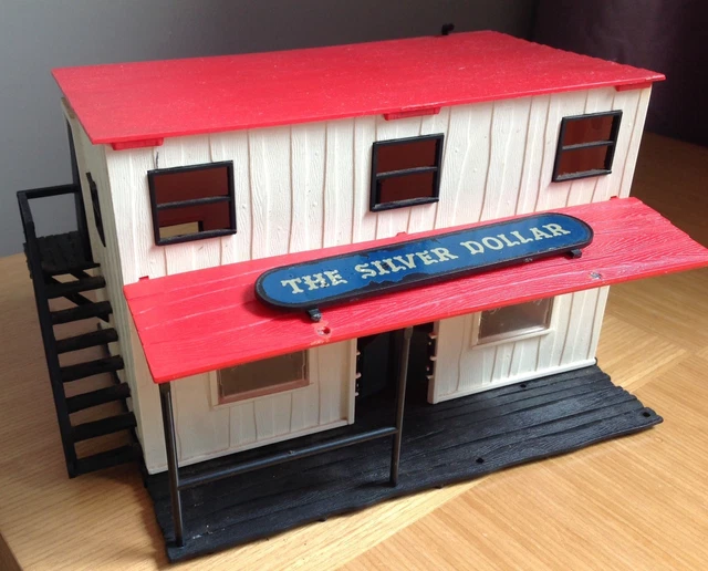 TIMPO WILD WEST City Silver Dollar Saloon Vintage Classic Rare Toys £38 ...