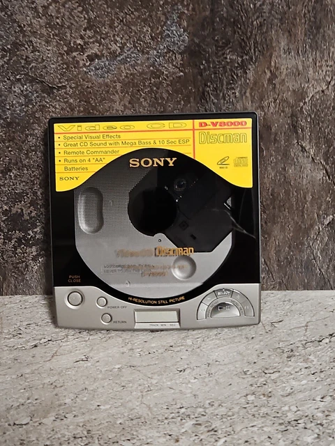 SONY DISCMAN D-V8000 Portable Video CD Made in Japan Excellent ...