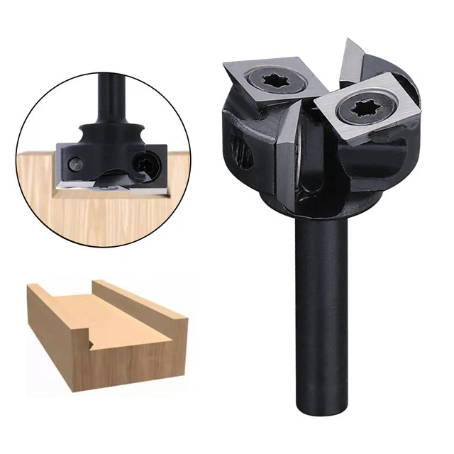 CNC SPOILBOARD SURFACING Router Bit 1/4'' Shank 1'' Slab Flattening ...