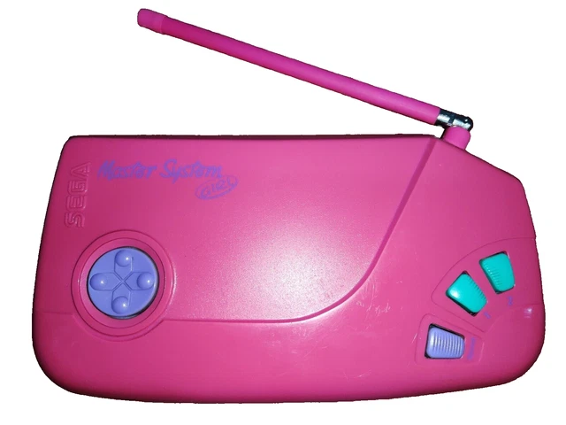 RARE BRAZIL SEGA Tec Toy Tectoy Console Máster System Compact Girl Pink ...