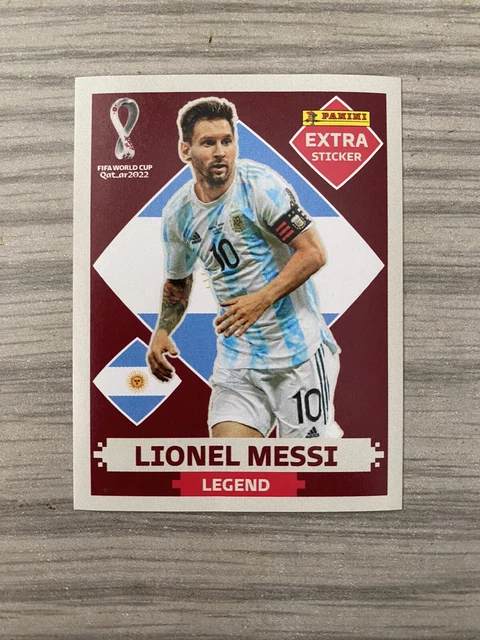 PANINI FIFA WORLD Cup Qatar 2022 - Extra Sticker Lionel Messi Legend Base £24.99 - PicClick UK