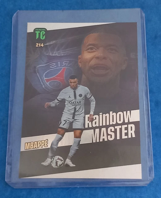 CARD PANINI TOP Class 2023 Kylian Mbappe Rainbow Master Paris Sg ...