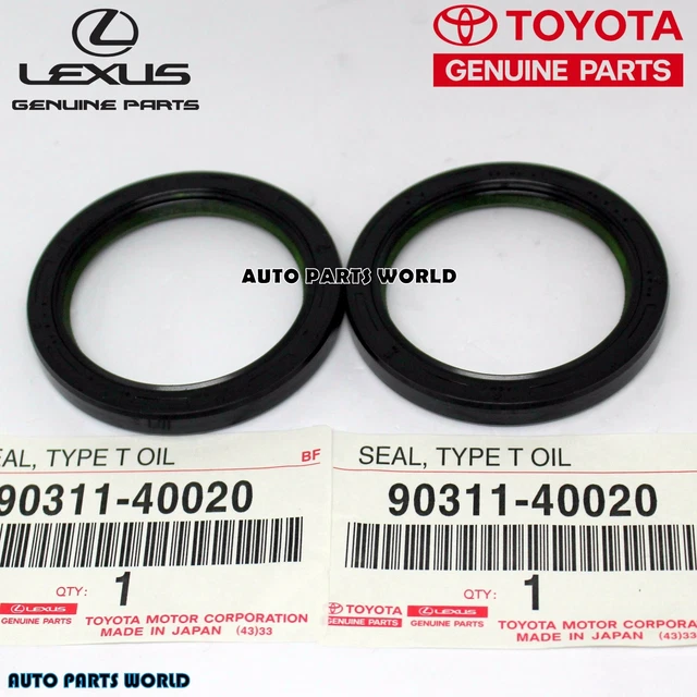 BRAND NEW GENUINE Toyota Lexus Oem Camshaft Oil Seal Set X 2 90311 ...