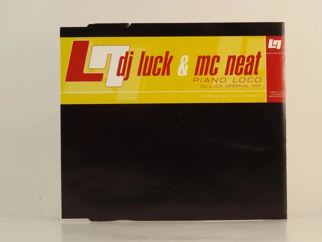 DJ LUCK AND MC NEAT PIANO LOCO (H1) 1 Track Promo CD Single including ...
