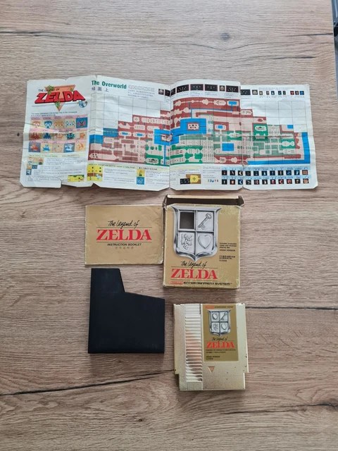 NINTENDO NES - the legend of zelda - Asian Version -Complet -Bon État ...