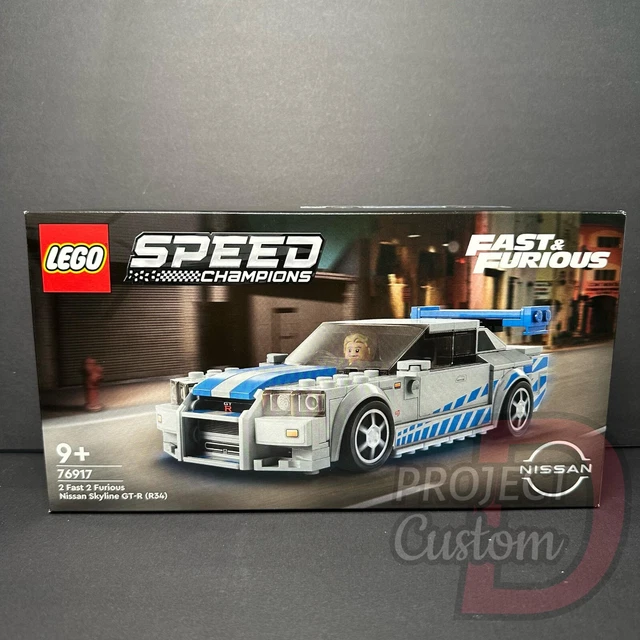 LEGO 2 FAST 2 Furious Nissan Skyline GT-R (R34) 76917 Speed Champions ...