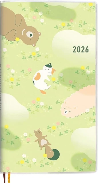 2026 CALENDAR ANIMAL Schedule Diary 2026 with Stickers £33.38 - PicClick UK