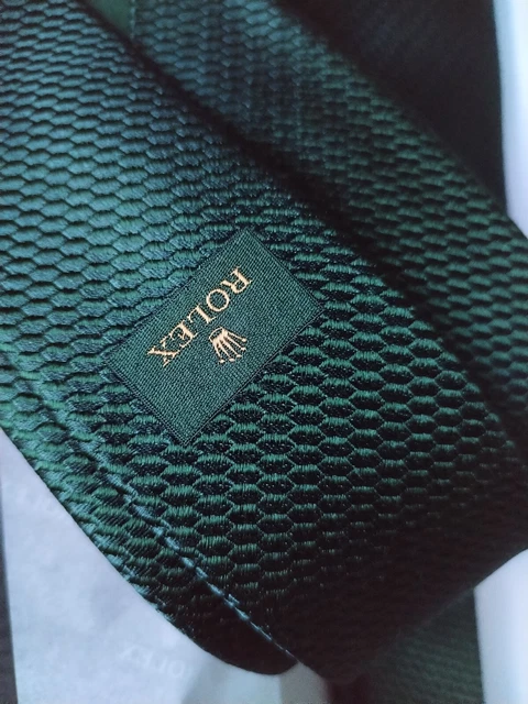 ORIGINAL ROLEX KRAWATTE Farbe Grün - Original Rolex Tie Color Green ...