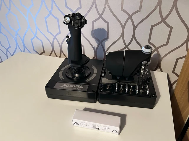LOGITECH G SAITEK X56 HOTAS Throttle & Stick Simulation Controller £72. ...