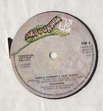 PLAINSONG, MICKEY NEWBURY, Harry Chapin - Amelia Earharts Last Flight ...