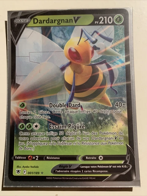 CARTE POKÉMON DARDAGNAN V 001/189 Épee Et Bouclier EB10 Astres Radieux ...