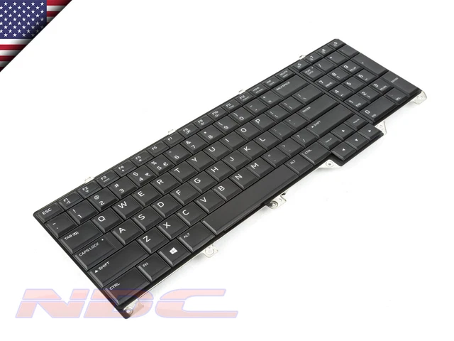 NEW GENUINE DELL Alienware 17 R4/R5 US ENGLISH Backlit Keyboard+AlienFX ...