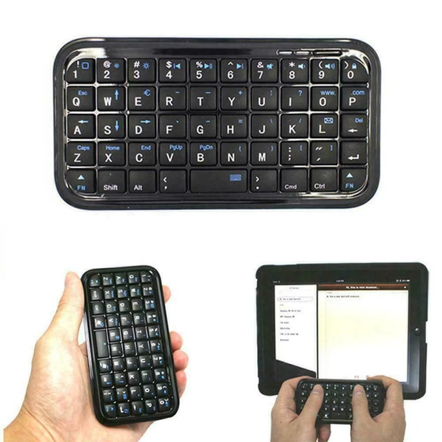 MINI WIRELESS BLUETOOTH 3.0 Keyboard For PC Android TV PS3 Raspberry ...