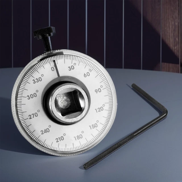 TORQUE WRENCH TORQUE Meter Dial Spanner Angle Torque Gauge Automotive ...