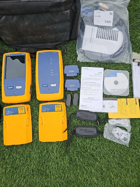 FLUKE NETWORKS DSX-5000 Versiv Cat6 Cat6a LAN Cable Certifier Tester ...