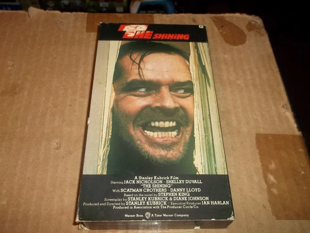 THE SHINING VHS Jack Nicholson 1980 Horror Movie Stanley Kubrick Stephen King £13.75 - PicClick UK