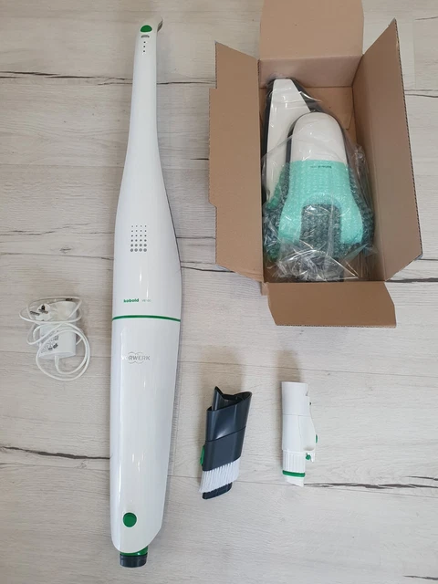 VORWERK KOBOLD VB100 VB 100 AKKUSAUGER + ADAPTER + HD60 HARTBODENBÜRSTE ...