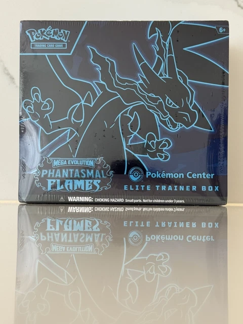 POKEMON PHANTASMAL FLAMES POKEMON CENTER Elite Trainer Box ETB NEW ...
