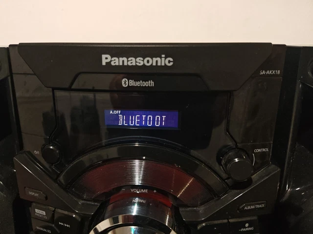 PANASONIC SA-AKX18 MINI Hi Fi System - Bluetooth CD Radio USB Remote ...