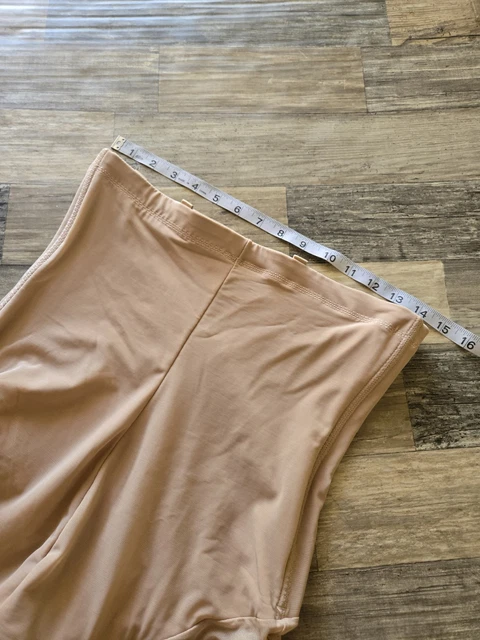 HONEYLOVE BEIGE HIGH Waisted Shaping Shorts With Boning And Open Gusset ...